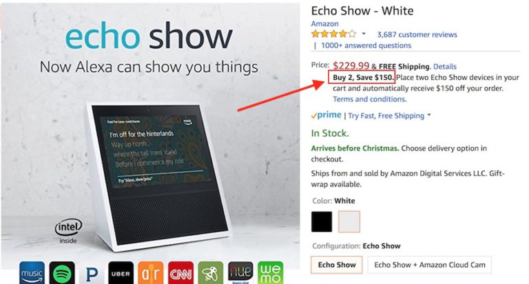 YouTube Removal Brings $150 Discount for Amazon Echo Show - Voicebot.ai